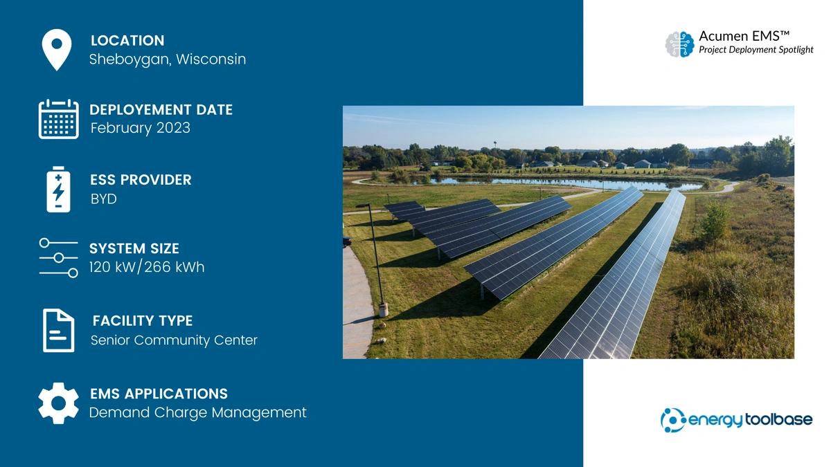 40-acre Senior Community Center deploys BYD energy storage system paired with Acumen EMS™ under ...