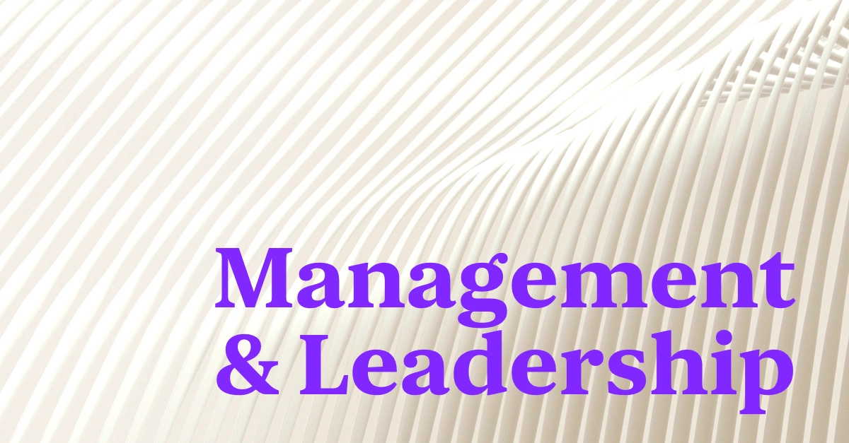 Management & Leadership