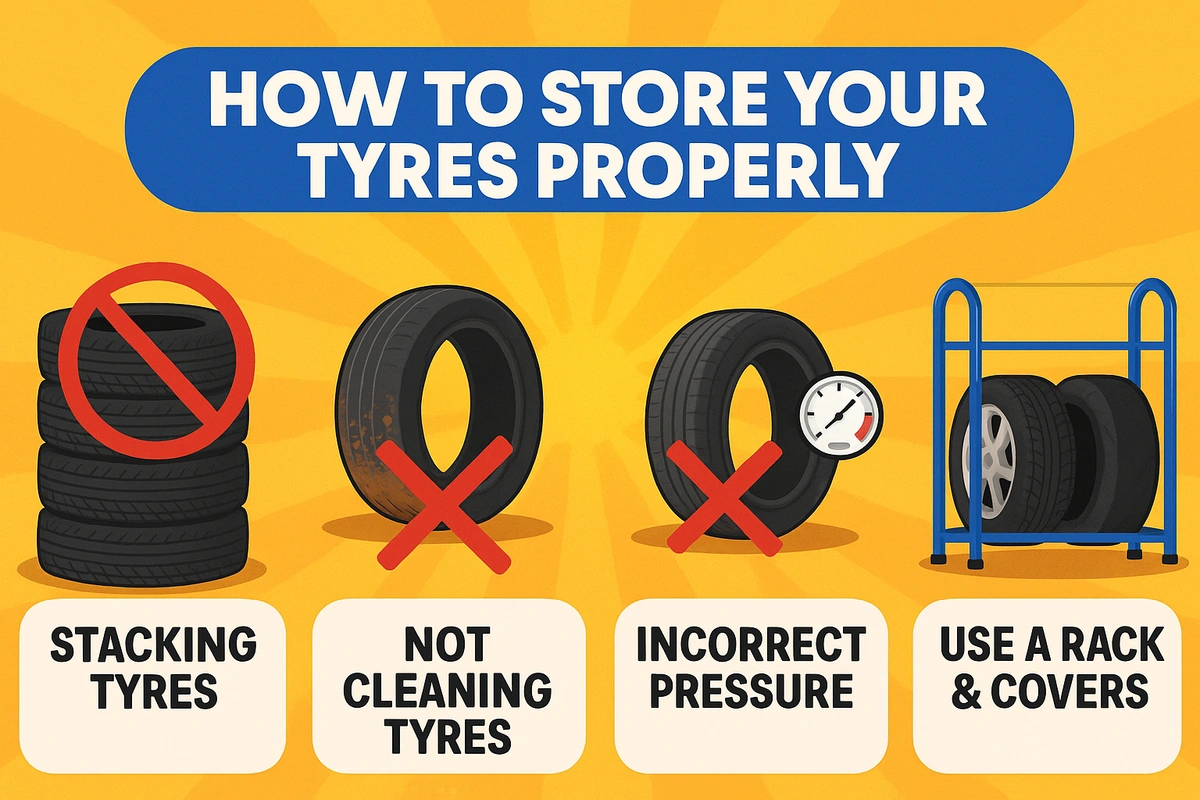 Tyre Storage Mistakes: What to Avoid