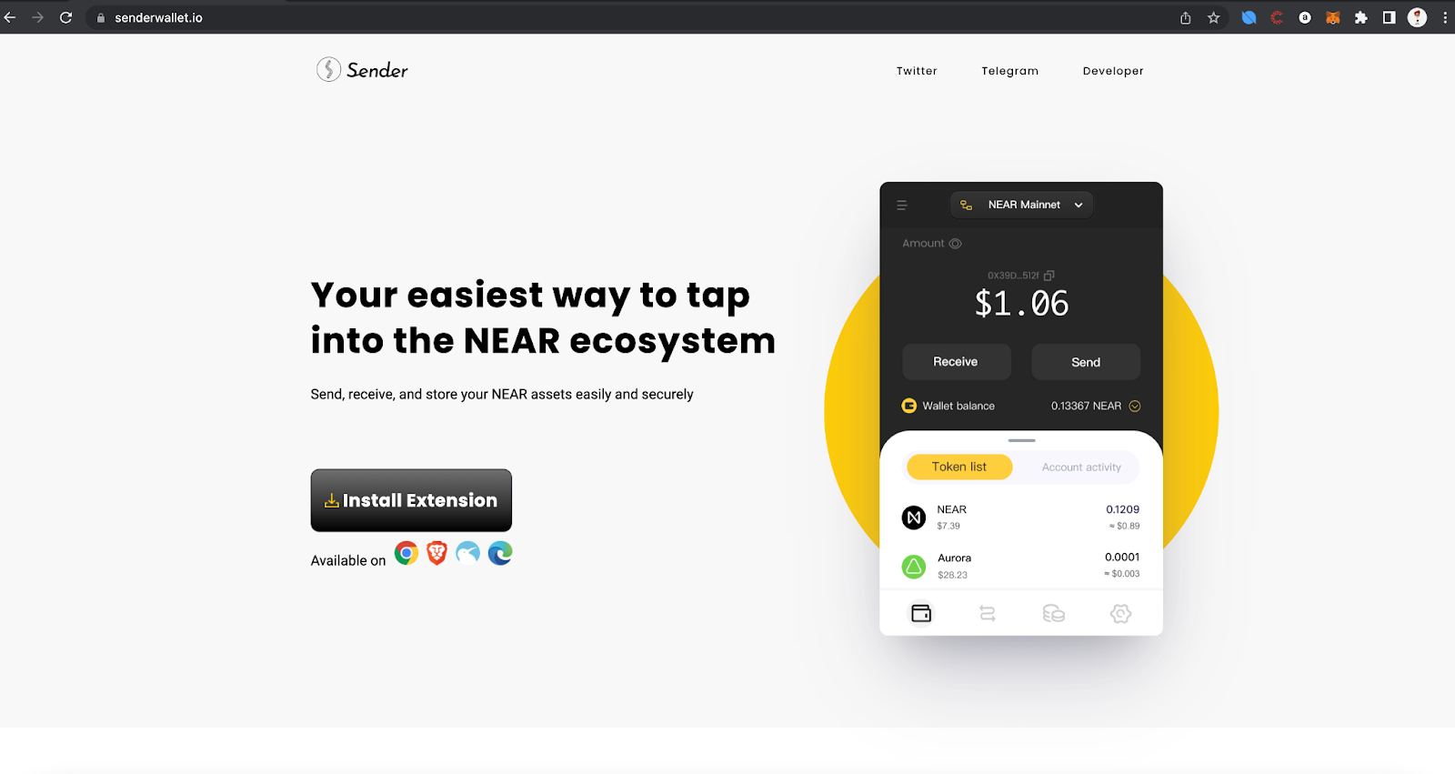 How to Stake $NEAR using Sender wallet: A detailed Guide | Everstake Blog