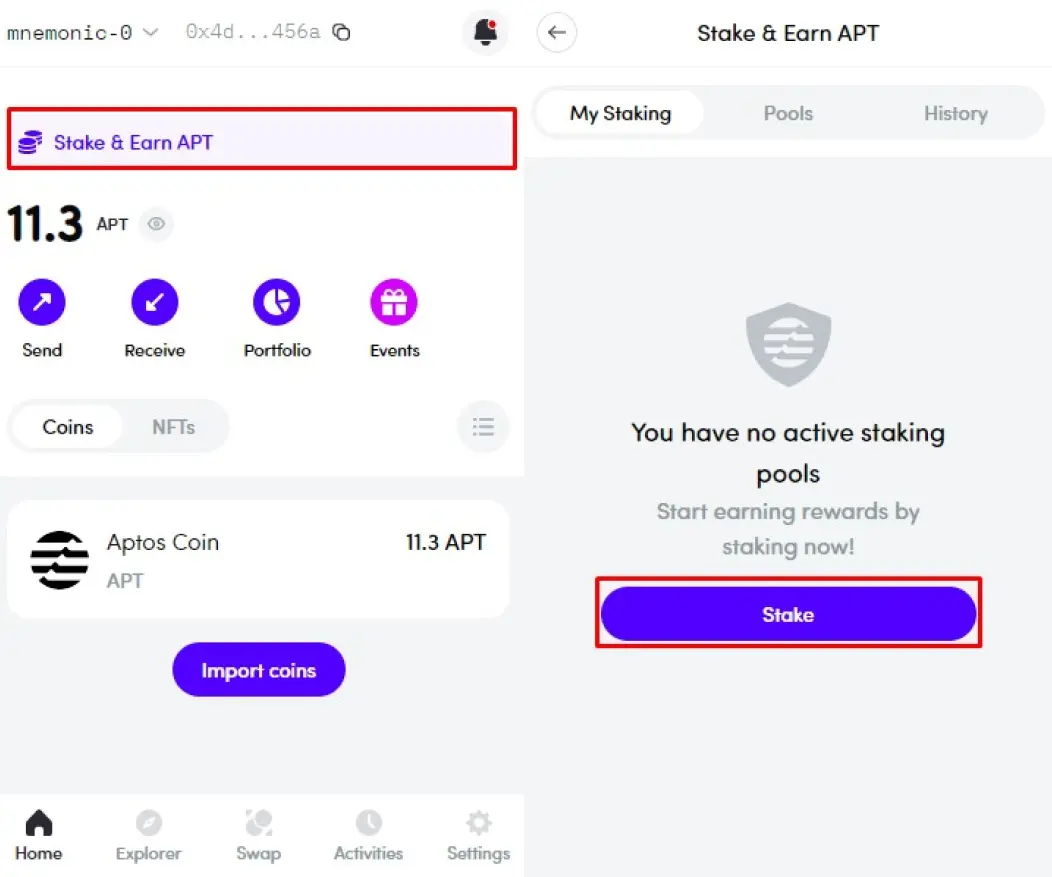 How to Stake APT Using Fewcha Wallet | Everstake Blog