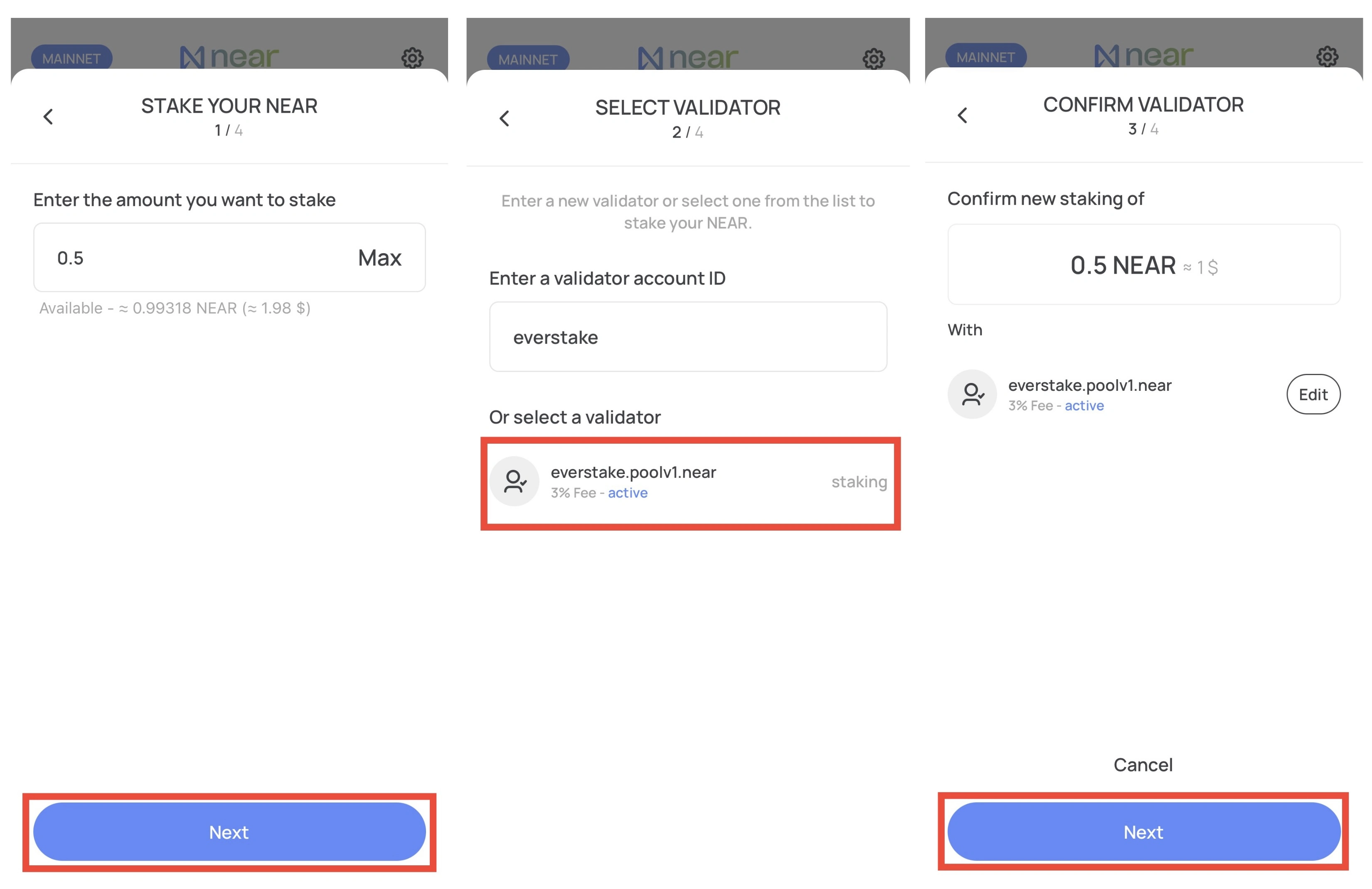 Blog | How to Stake NEAR Protocol Token (NEAR) Using the NEAR Mobile Wallet