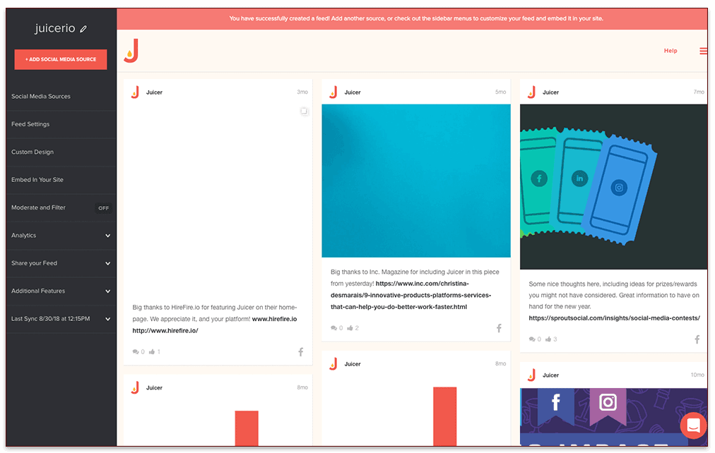 Facebook Aggregator | Website Facebook Feed by Juicer