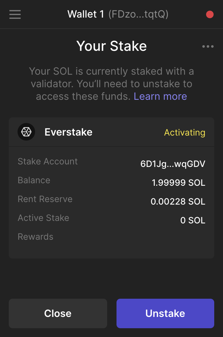 How to Stake Solana (SOL) using Phantom Wallet