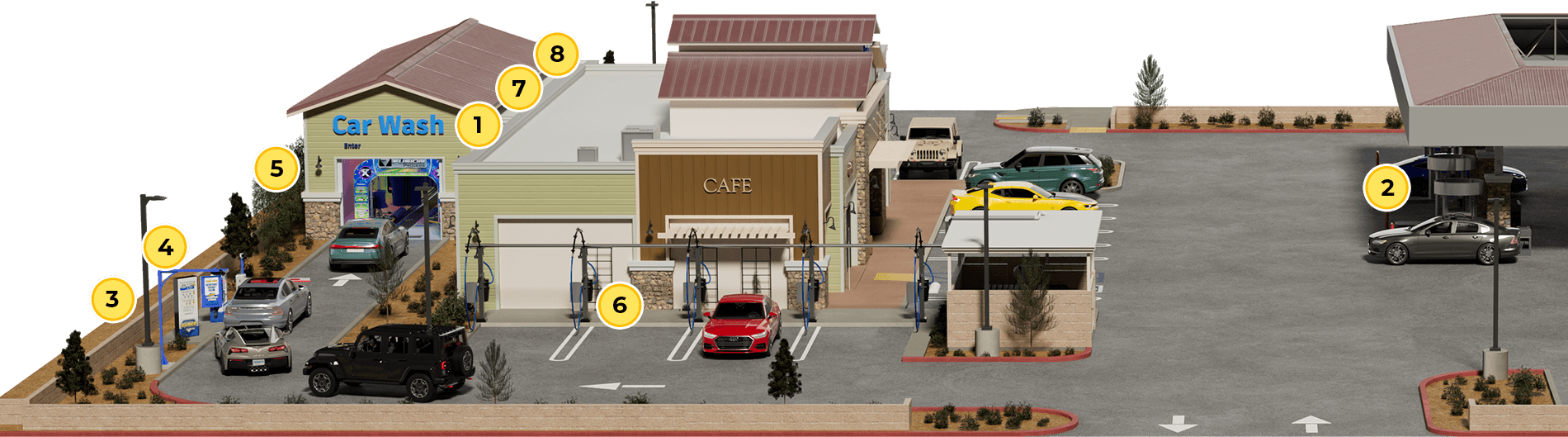 Tunnel Car Wash Design Automatic Car Wash Equipment Tunnel Car Washing