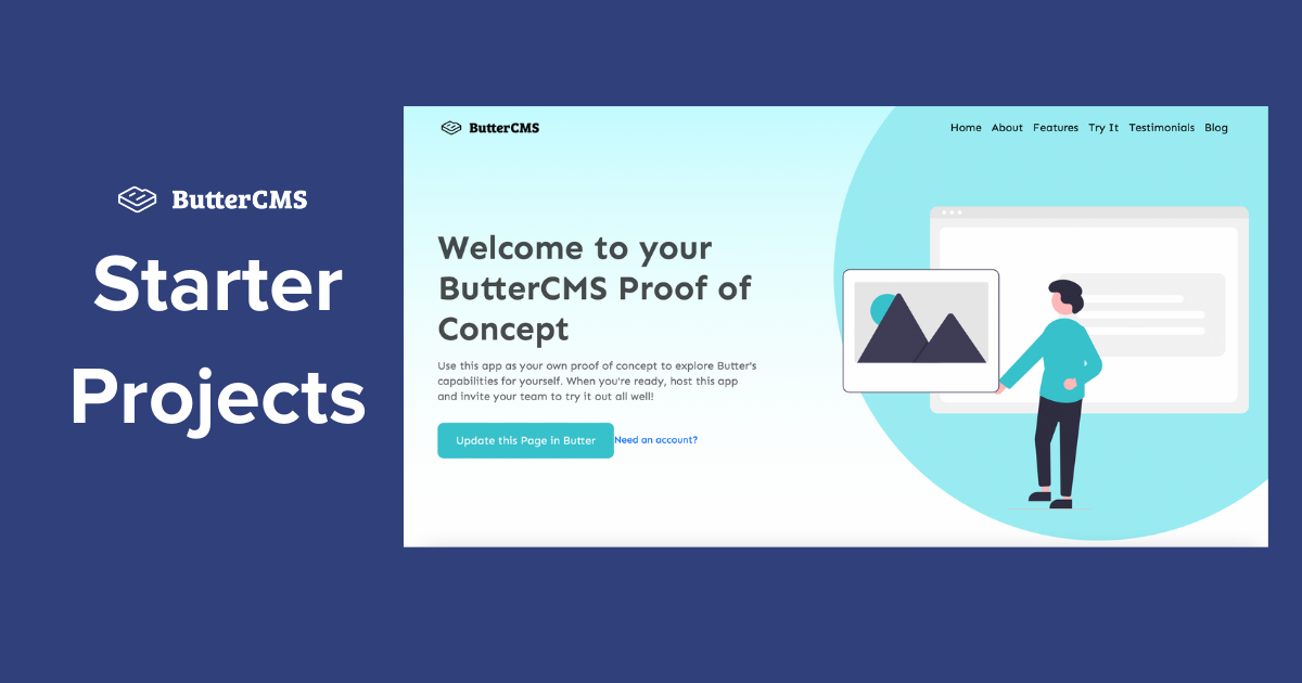 ButterCMS Starter Projects | ButterCMS