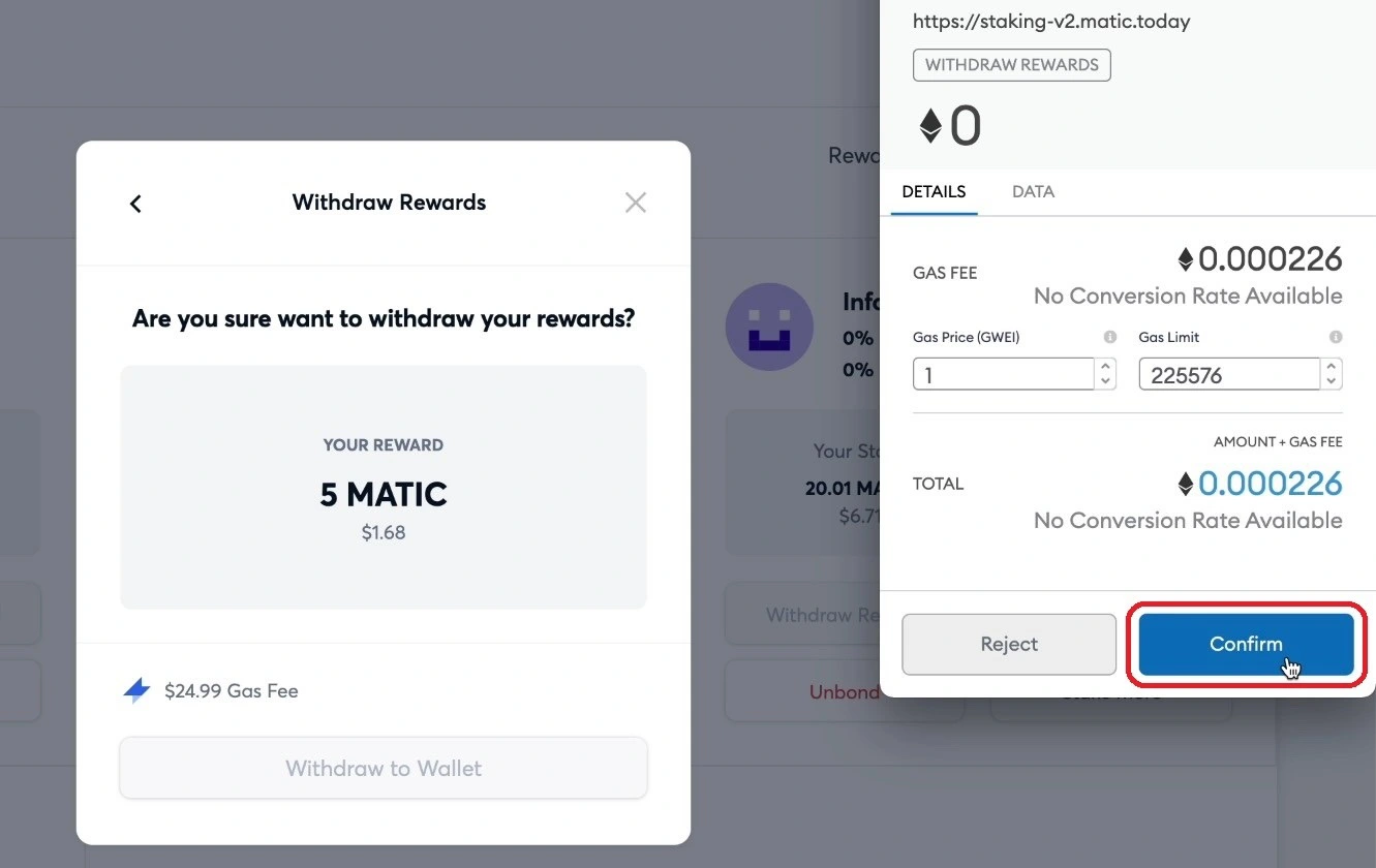 How To Stake Matic Polygon Network Using Metamask Wallet