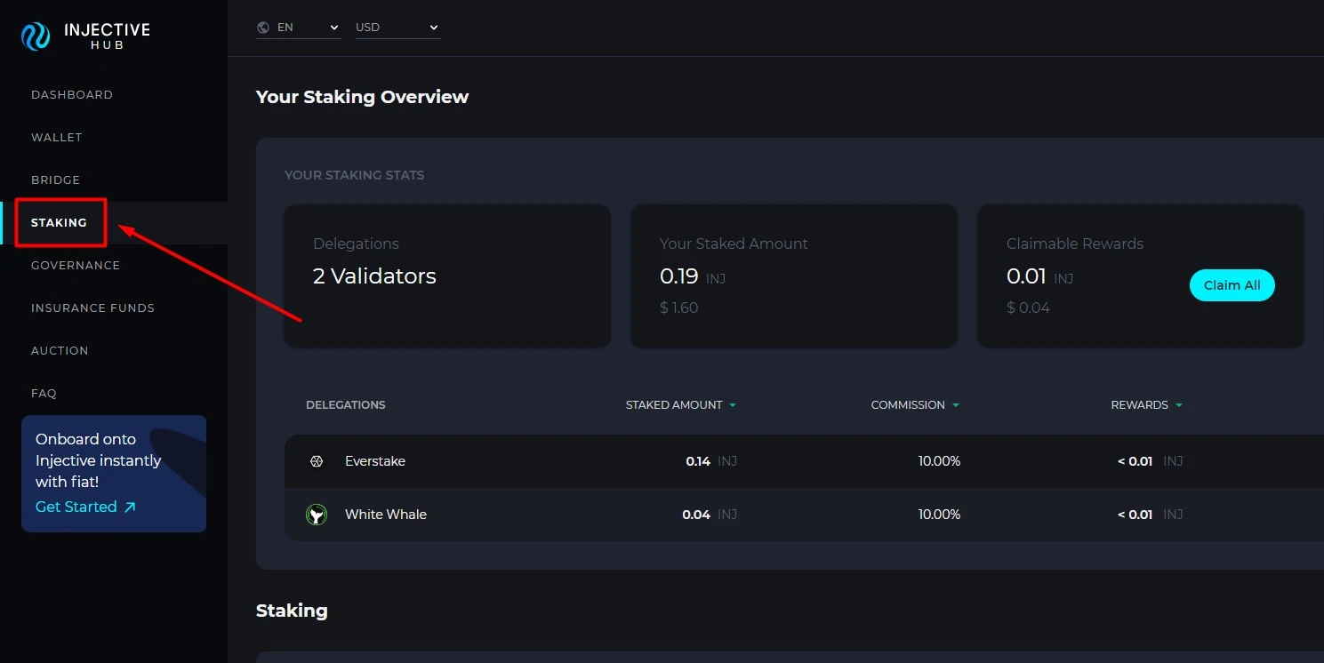 Blog | How to Stake INJ via Injective Hub Connected to the Keplr Wallet