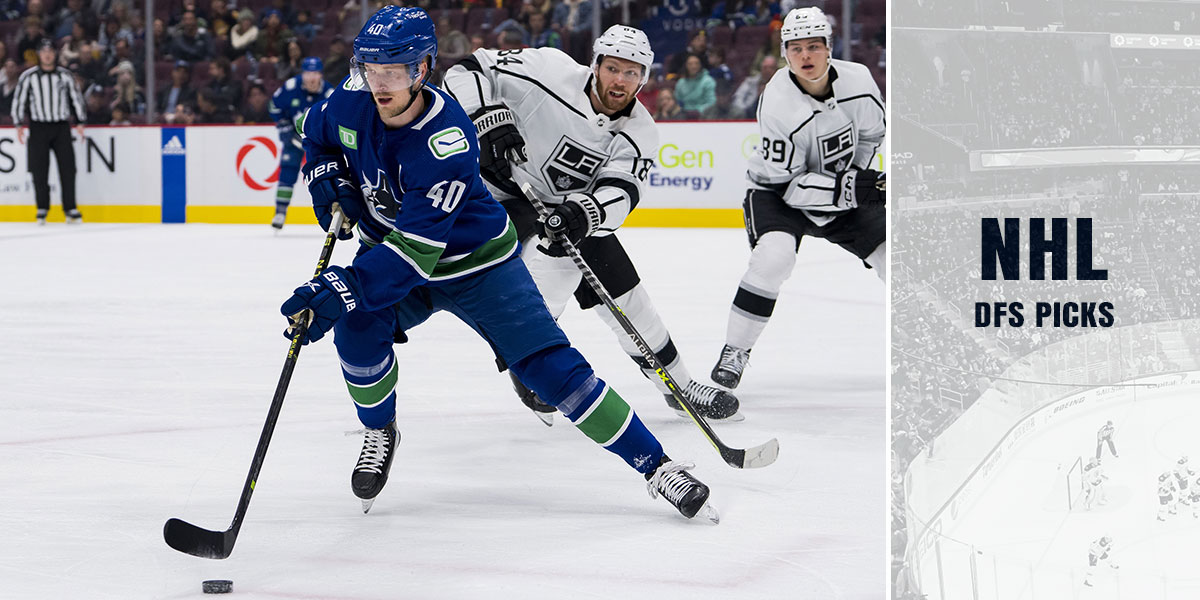 NHL DFS Picks for Wednesday the 15th