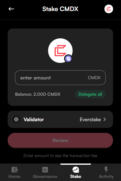 How to Stake Comdex ($CMDX) Using the Leap Wallet | Everstake Blog