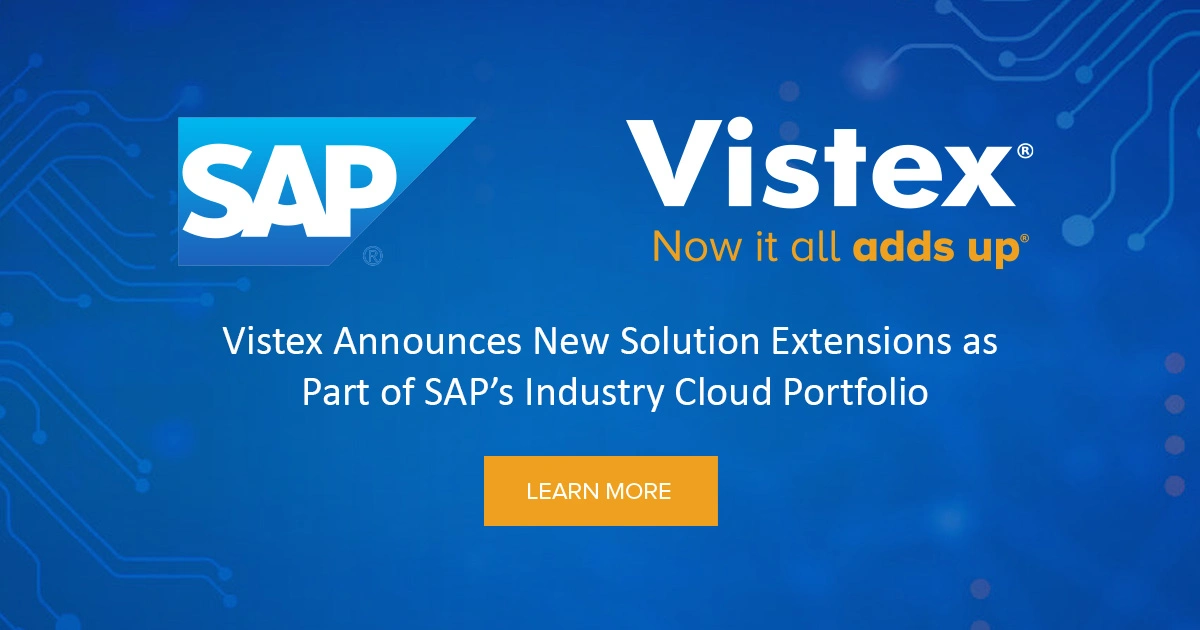 Vistex Announces New Solution Extensions as Part of SAP’s Industry ...