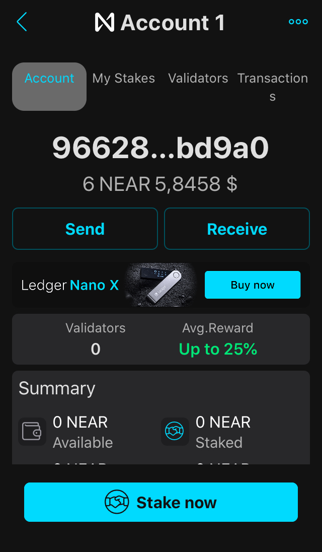 How to Stake NEAR (Near Protocol) in Moonlet Mobile Wallet: A Simple ...