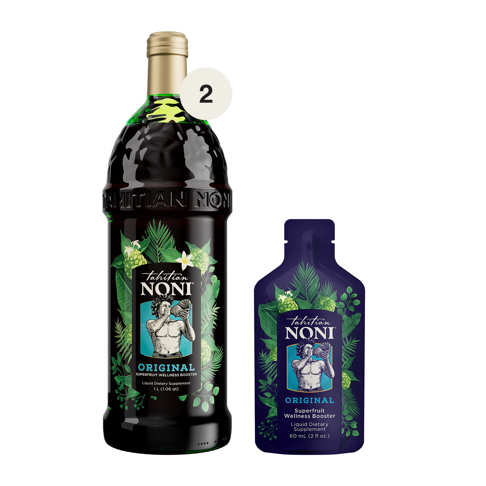 Partner.Co | Tahitian Noni: 2 ORIGINAL + 1 Sachets