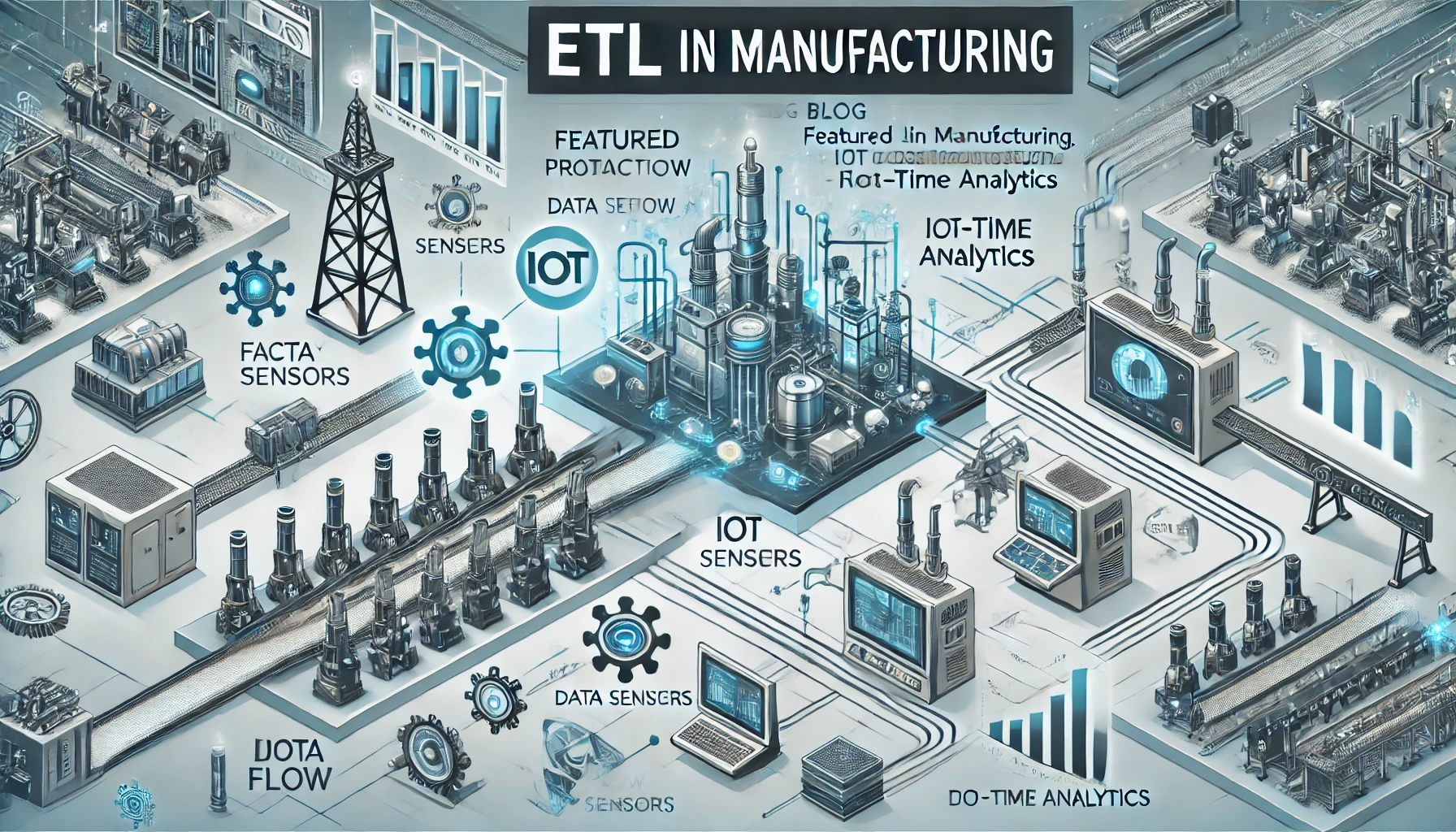 ETL for Manufacturing Industry: Streamlining Data for Operational Efficiency | Integrate.io