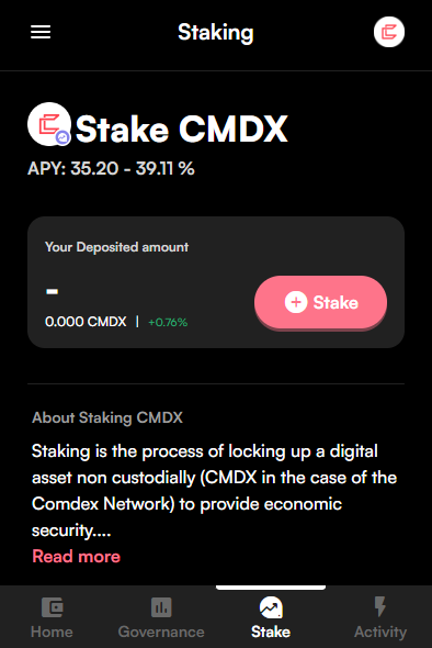 How to Stake Comdex ($CMDX) Using the Leap Wallet | Everstake Blog