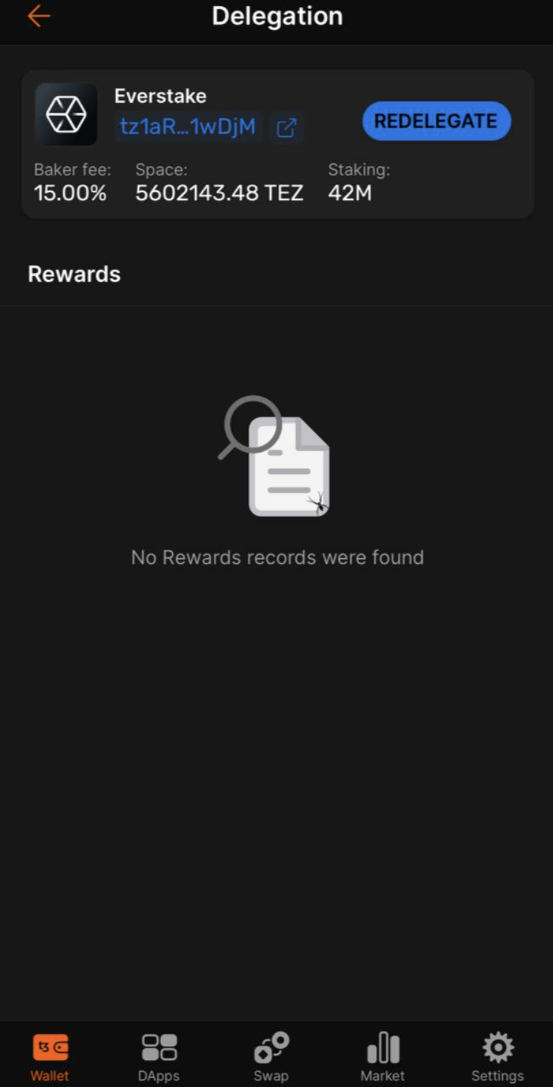 How to stake Tezos (XTZ) using Temple Mobile Wallet | Everstake Blog How to stake Tezos (XTZ) using Temple Mobile Wallet | Everstake Blog