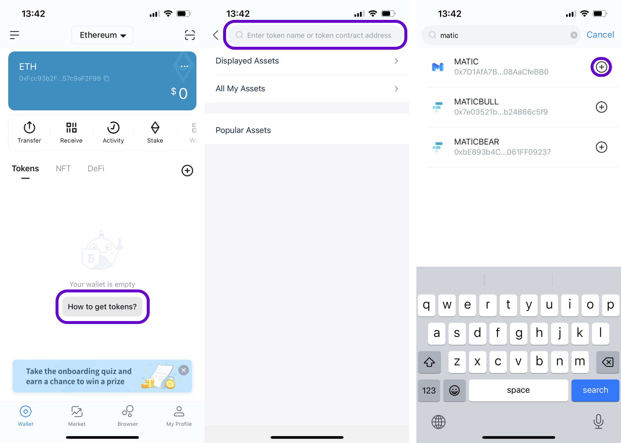 How to Stake MATIC Using imToken Mobile Wallet | Everstake Blog