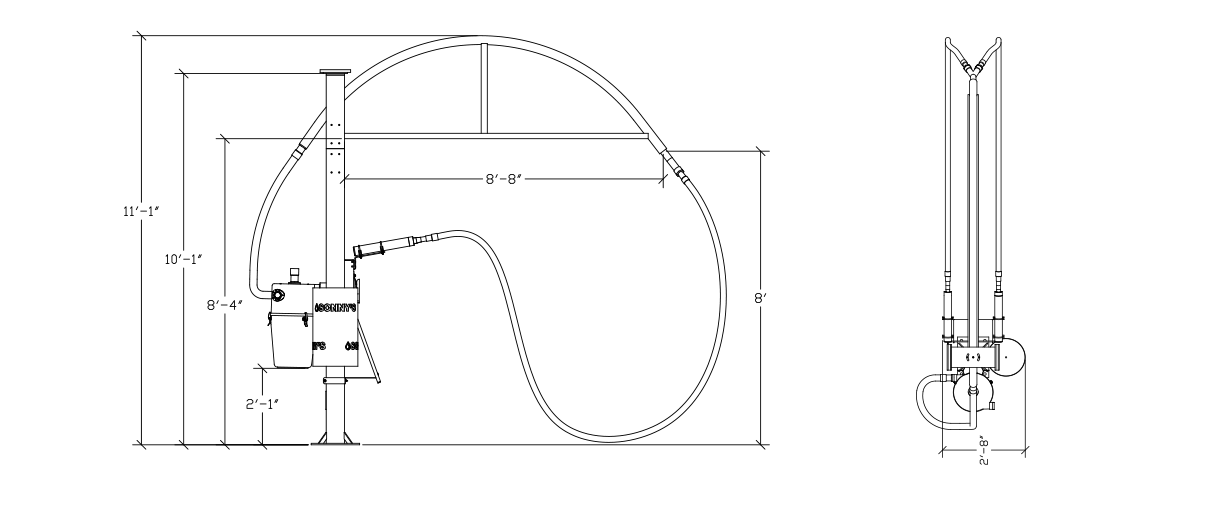 Sonny's 65° Vacuum Boom | Sonny's