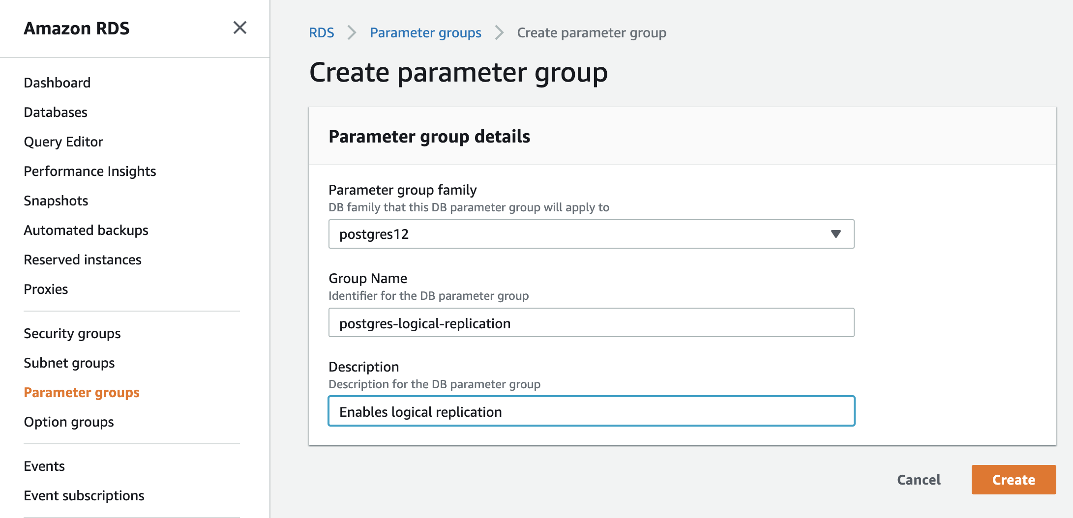 Sources - PostgreSQL - Amazon RDS PosgtreSQL | Integrate.io | CDC