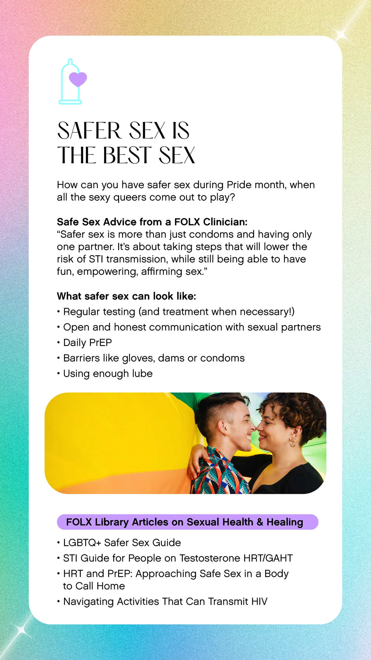 FOLX Health - How to Thrive at Pride: the FOLX Survival Guide
