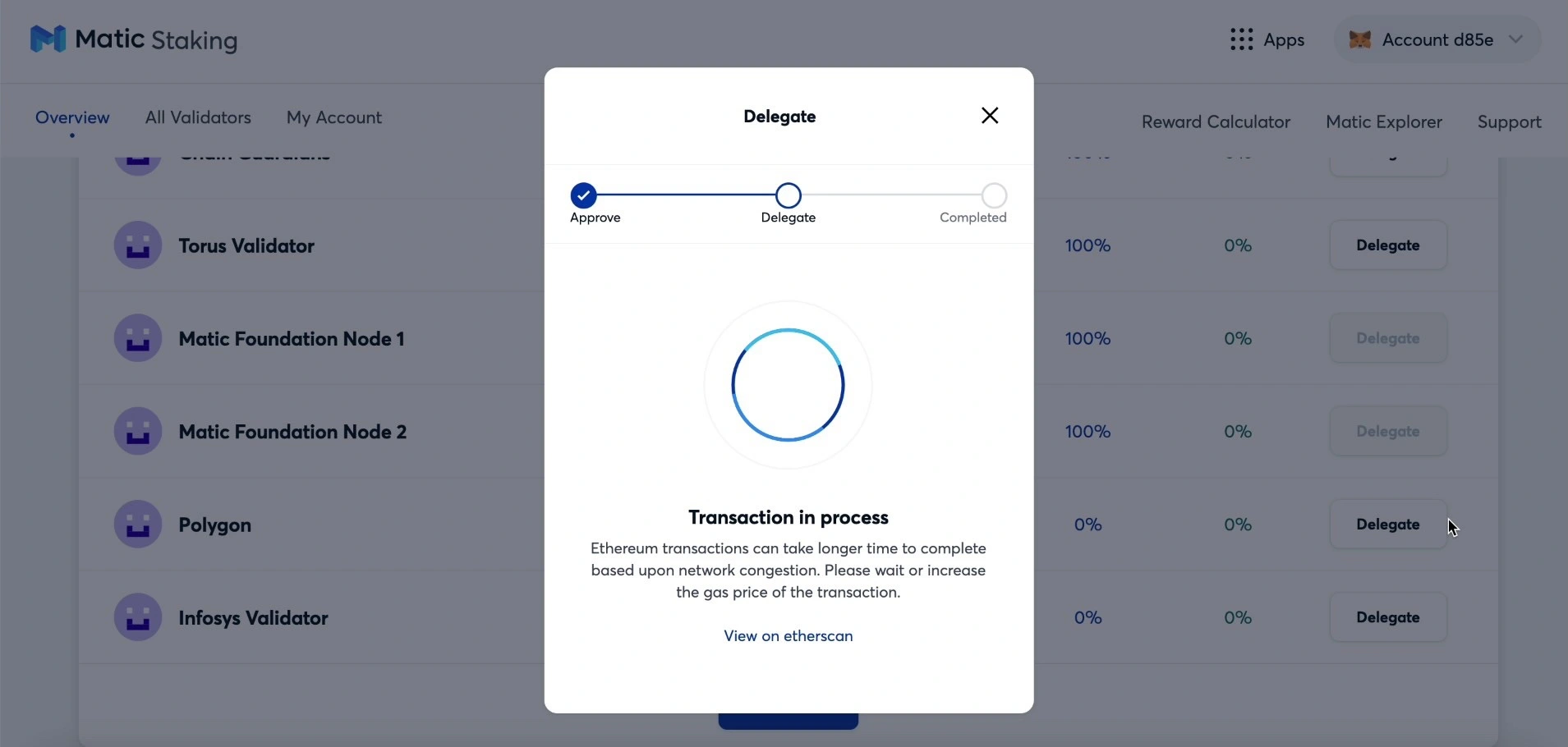 How To Stake Matic Polygon Network Using Metamask Wallet
