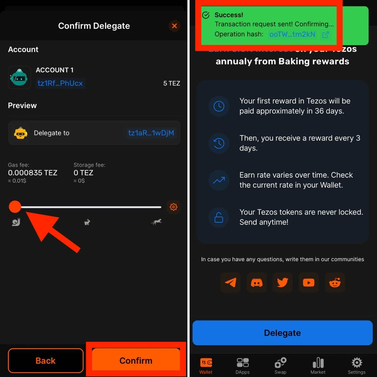 How to stake Tezos (XTZ) using Temple Mobile Wallet | Everstake Blog