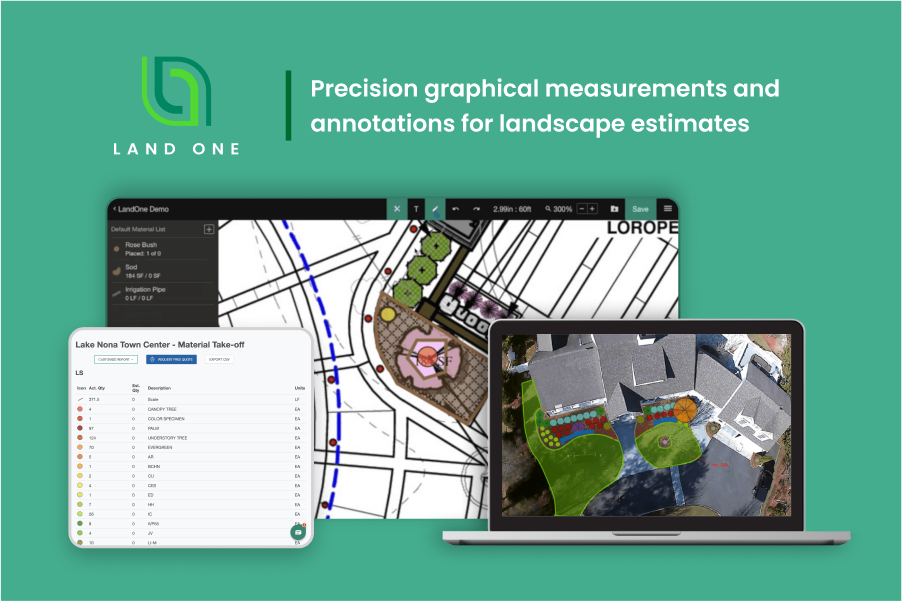 LandOne Materials Estimating | LightningCAD