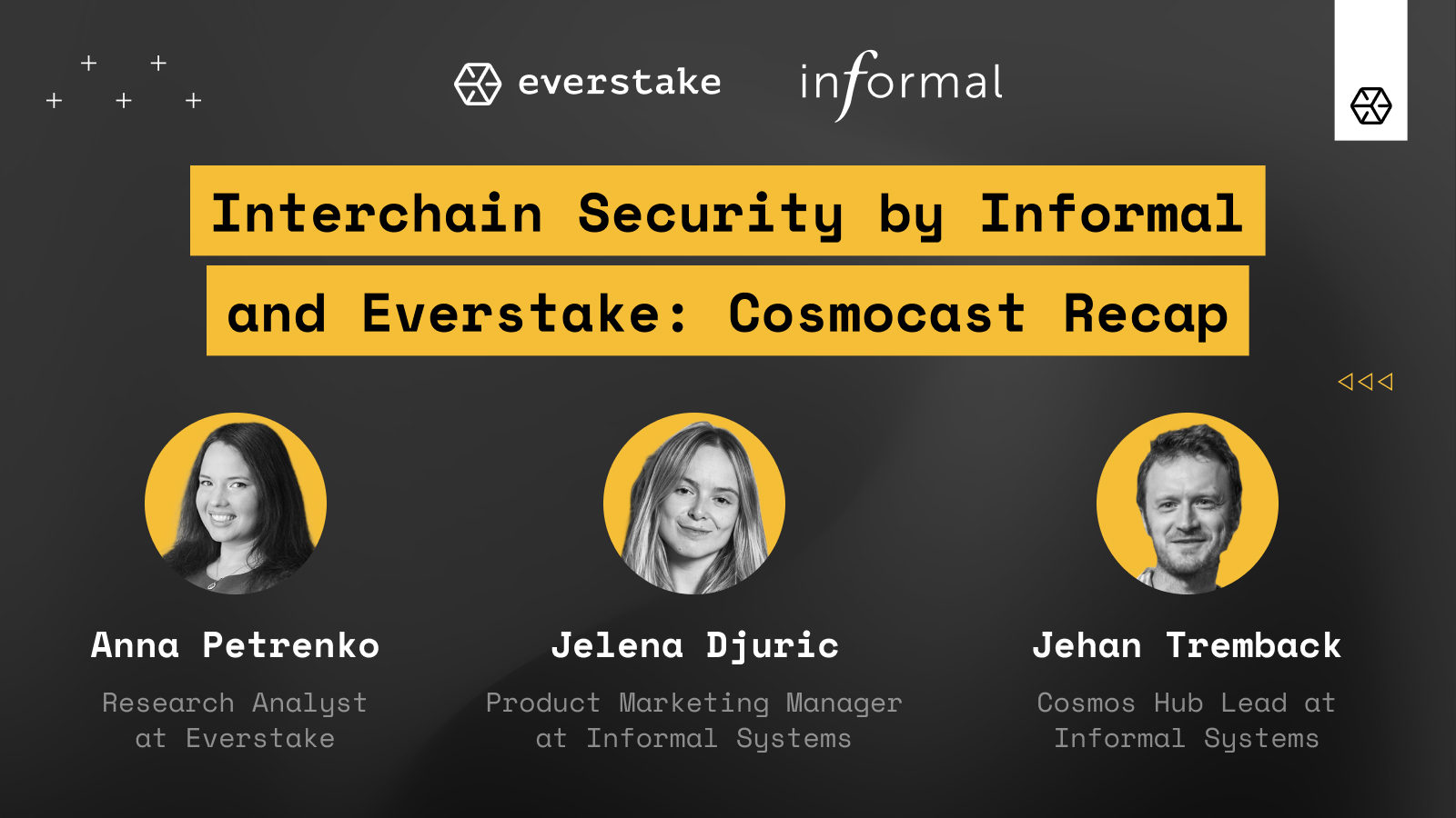Interchain Security by Informal and Everstake: Cosmocast Recap | Everstake Blog