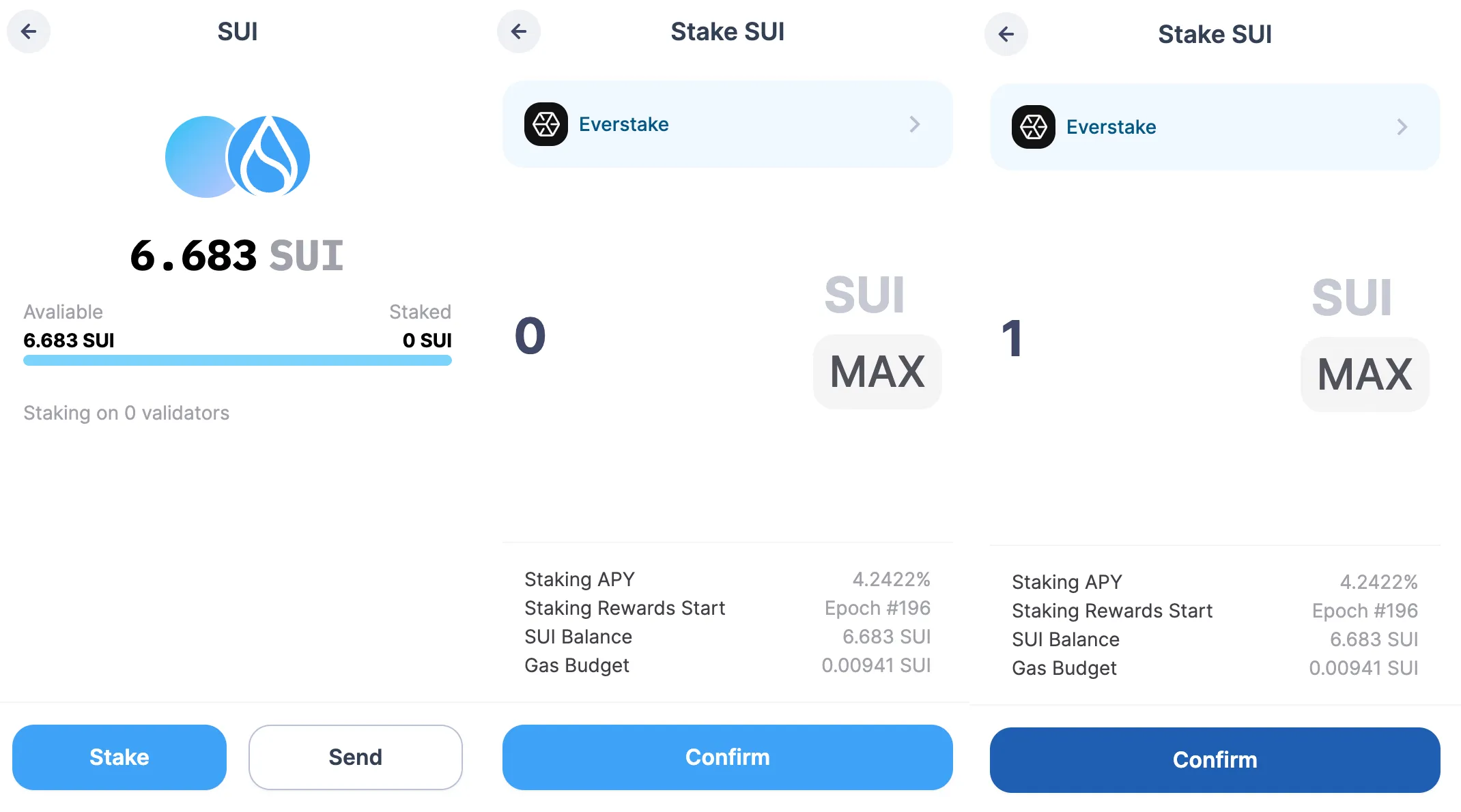 How to stake SUI via Suiet Wallet | Everstake Blog