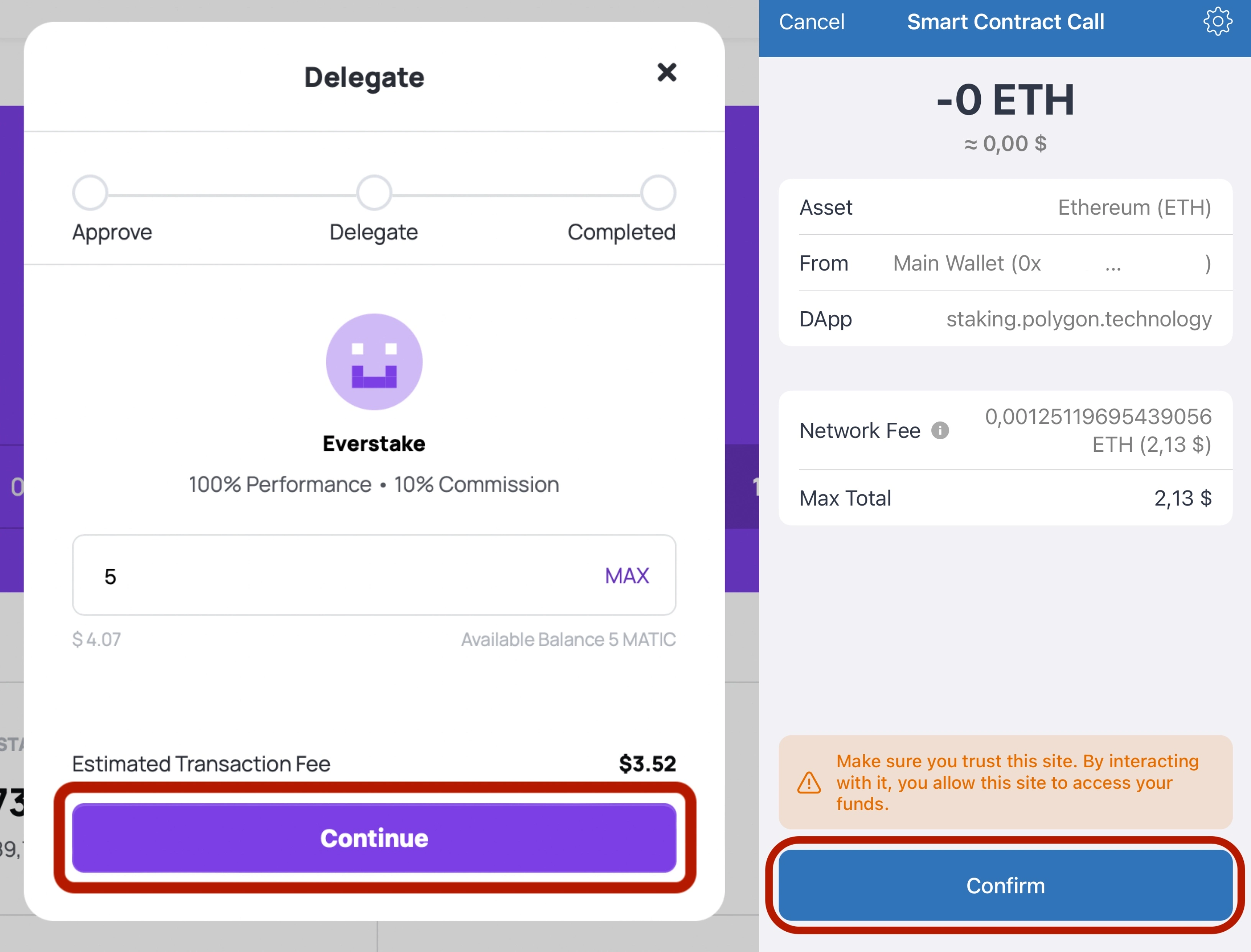 How to Stake MATIC via the Trust Wallet | Everstake Blog