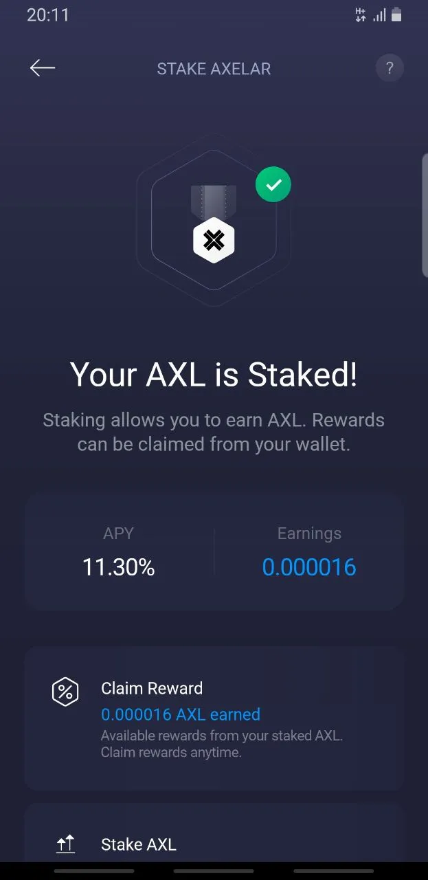 Blog | How to Stake Axelar via Exodus Wallet