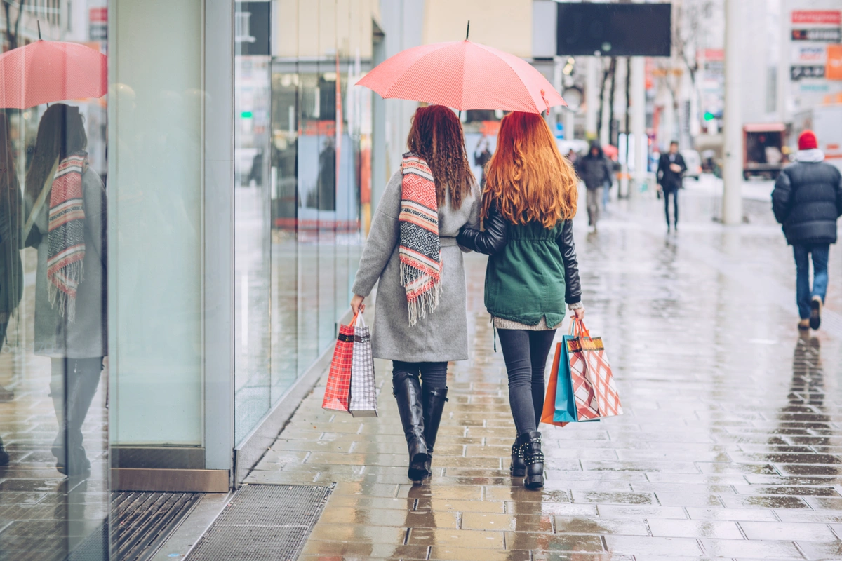 Miserable weather brings ray of hope for UK shoppers