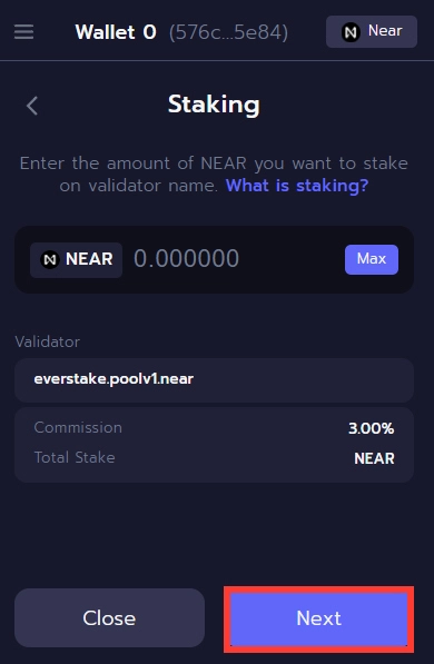 Blog | How to Stake the NEAR Protocol Token (NEAR) via the Nightly Wallet