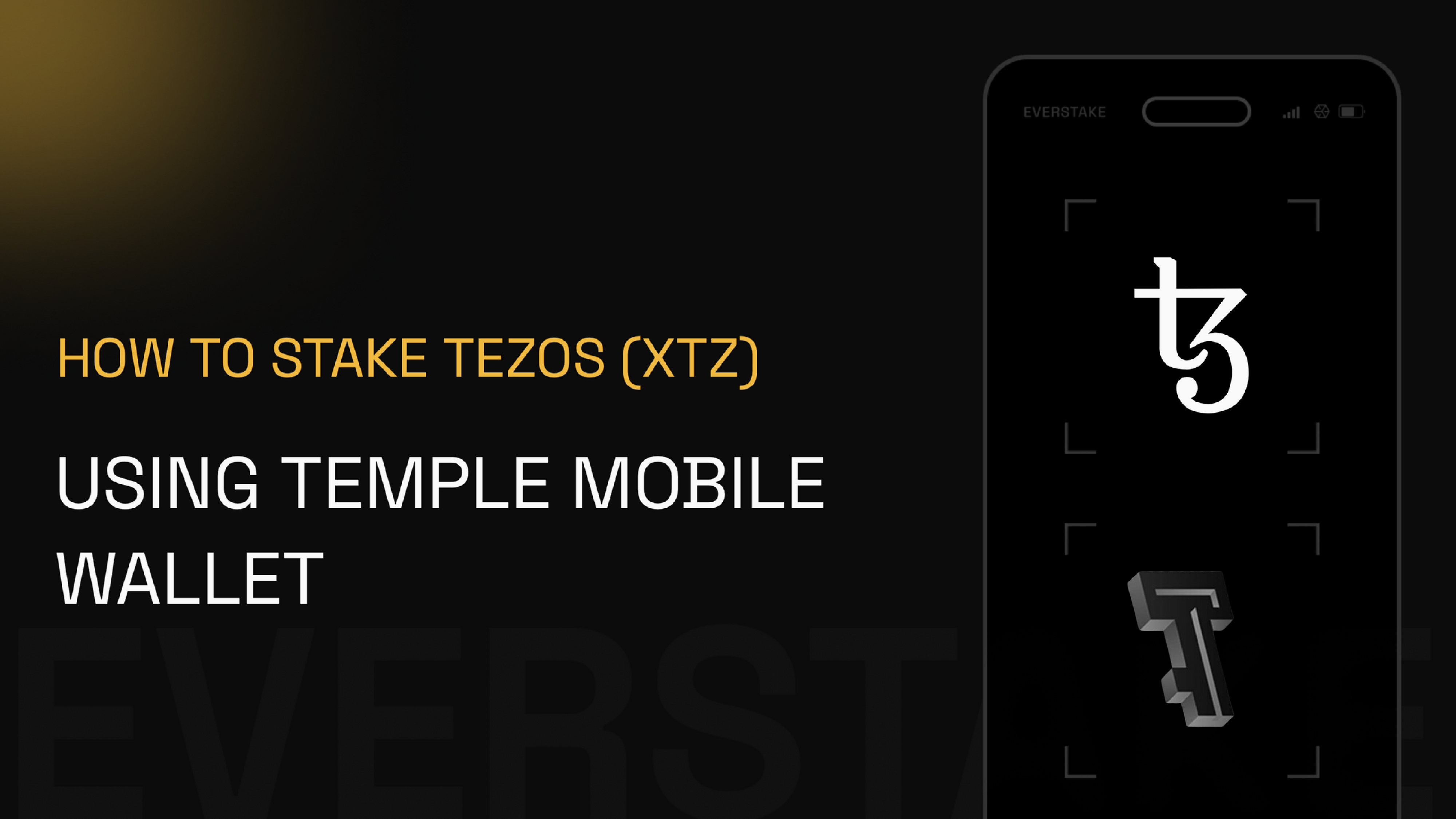 How to stake Tezos (XTZ) using Temple Mobile Wallet | Everstake Blog How to stake Tezos (XTZ) using Temple Mobile Wallet | Everstake Blog