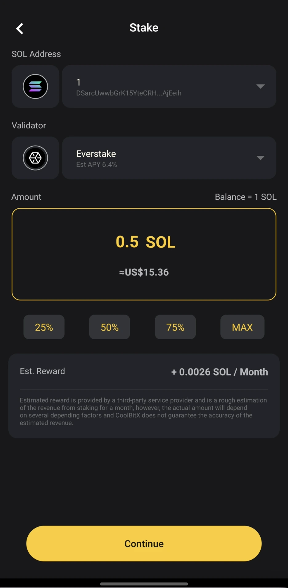 Blog | How to Stake Solana SOL Using CoolWallet
