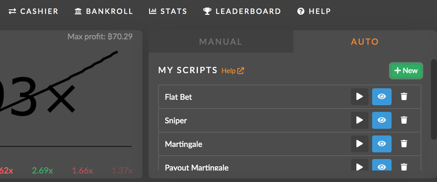 Meilleurs Scripts pour Crash Crypto | TrustDice