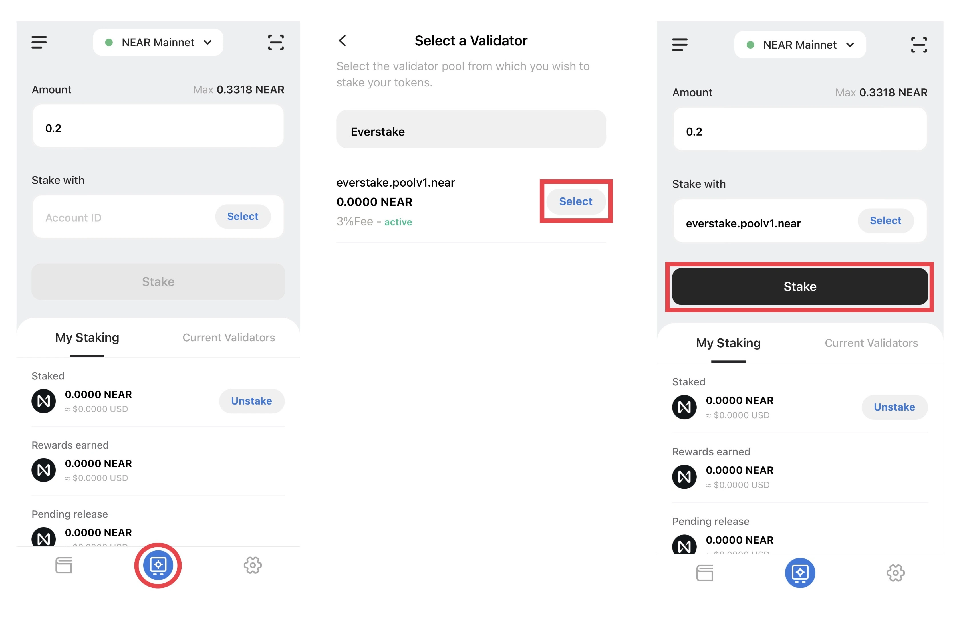 Blog | How to Stake the NEAR Protocol Token (NEAR) via the Sender ...