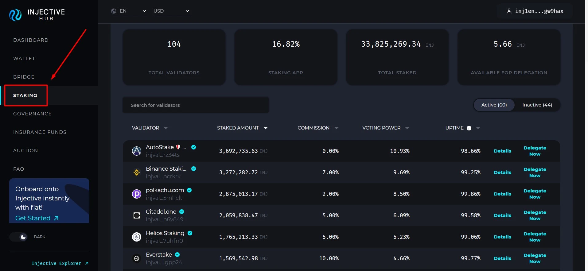 Blog | How to Stake INJ via Injective Hub Connected to the Keplr Wallet