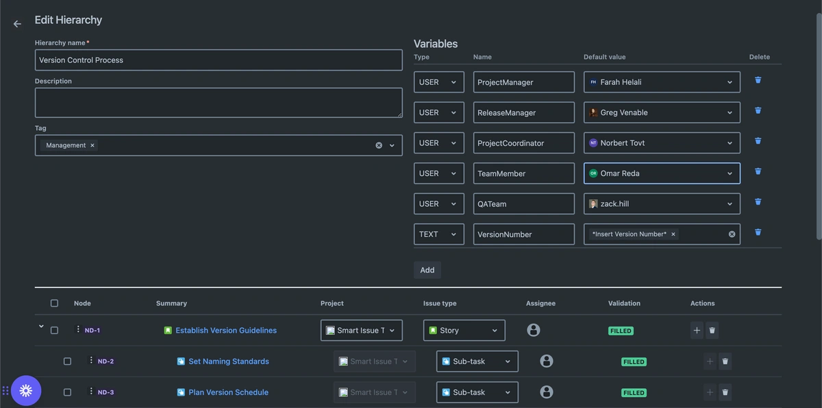 How To Create A Versioning Process With Issue Templates For Jira Atlas Bench