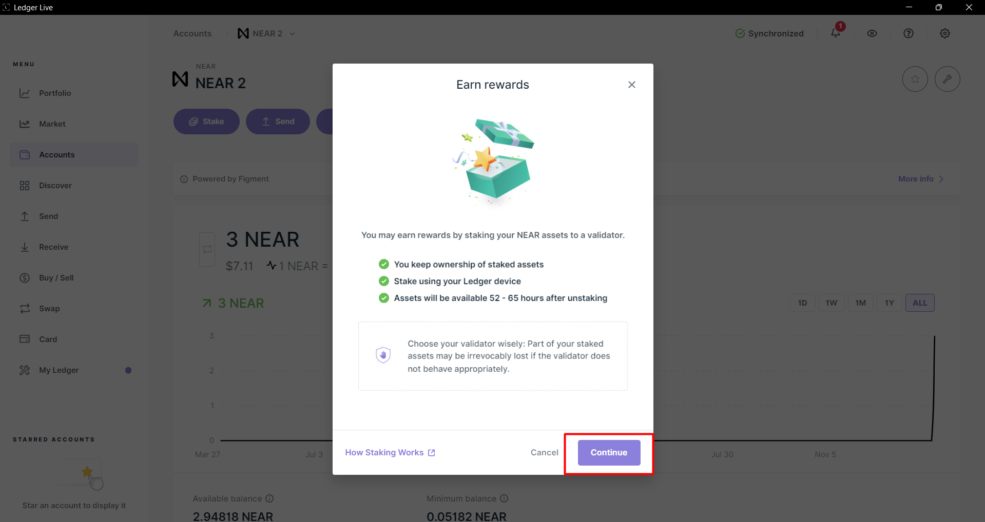 Blog | How to stake NEAR Protocol Token (NEAR) Using Ledger Live