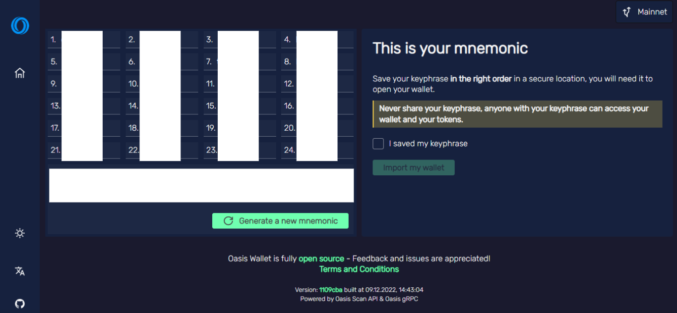 How to stake ROSE (Oasis Network) via official Oasis Wallets (Web and ...