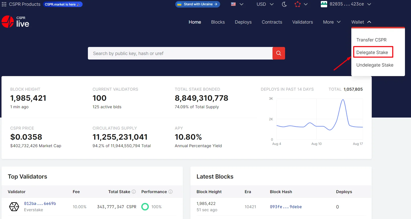 How to Stake Casper (CSPR) via Casper Wallet and CSPR.live | Everstake Blog