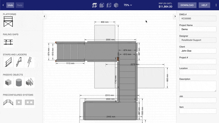 Sayfa KOMBI Configurator | LightningCAD