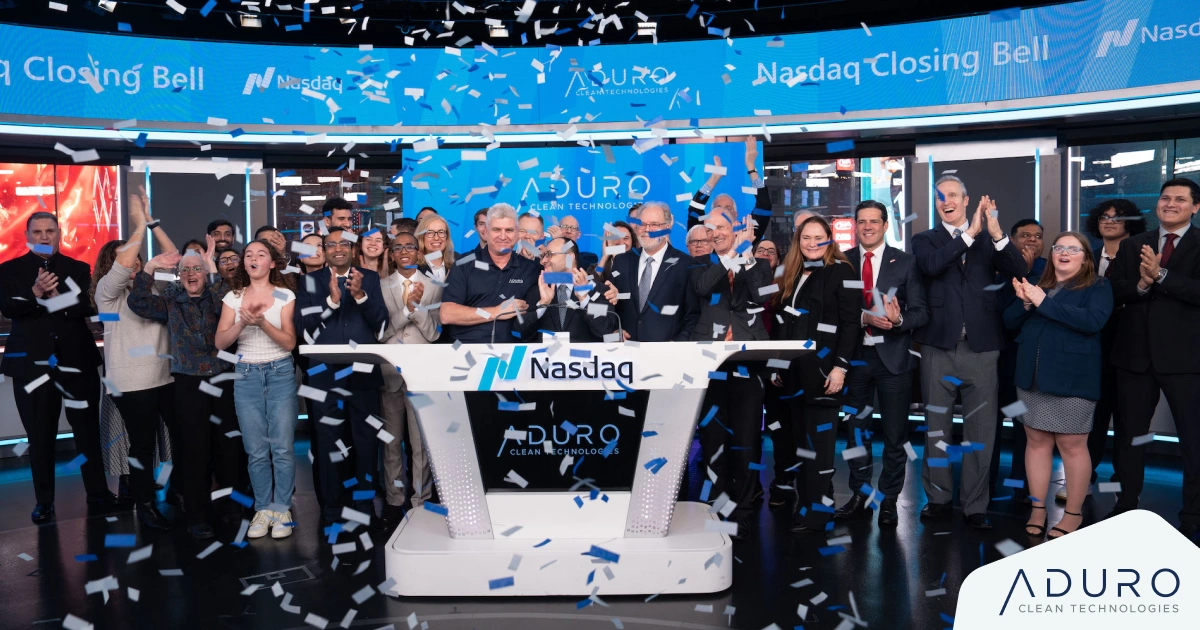 Nasdaq Closing Bell: Aduro Opens a New Chapter for 2025 | Aduro Clean Technologies