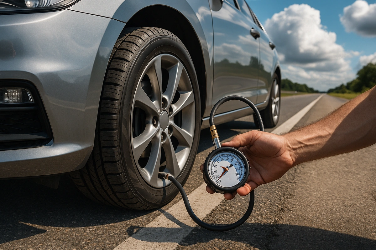 Driving on Under-Inflated or Over-Inflated Tyres