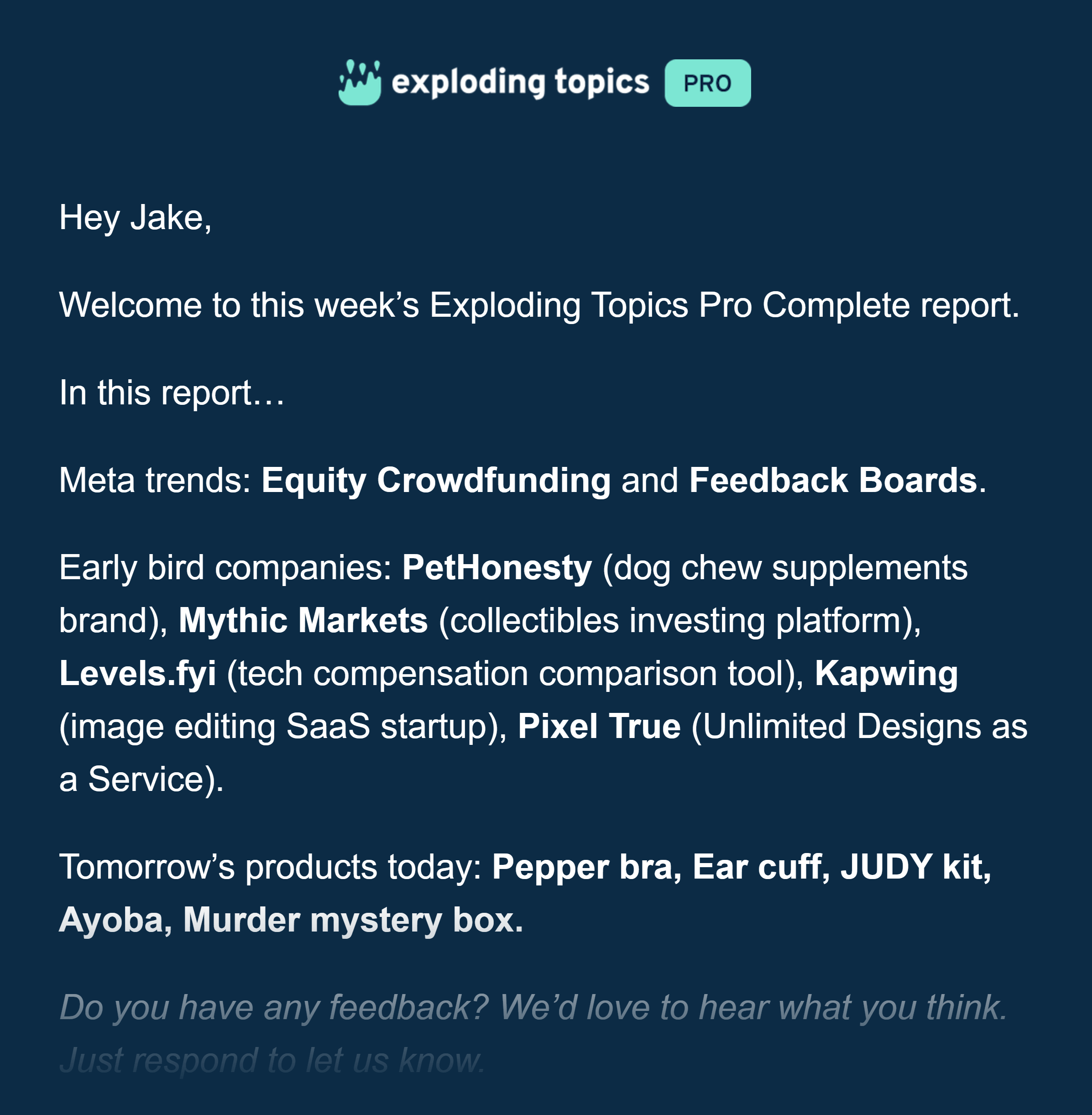 #1 Glimpse Alternative: Exploding Topics