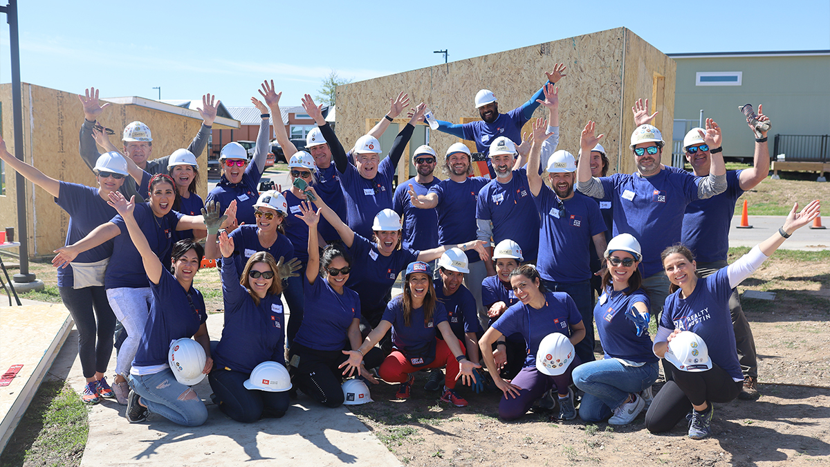 Agents Volunteers at Community First! Village | Realty Austin
