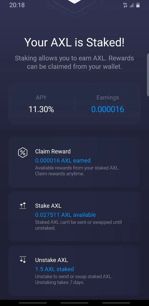Blog | How to Stake Axelar via Exodus Wallet