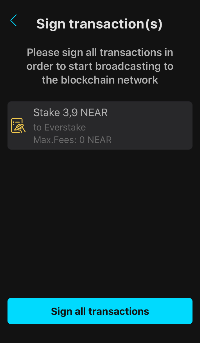 How to Stake NEAR (Near Protocol) in Moonlet Mobile Wallet: A Simple ...