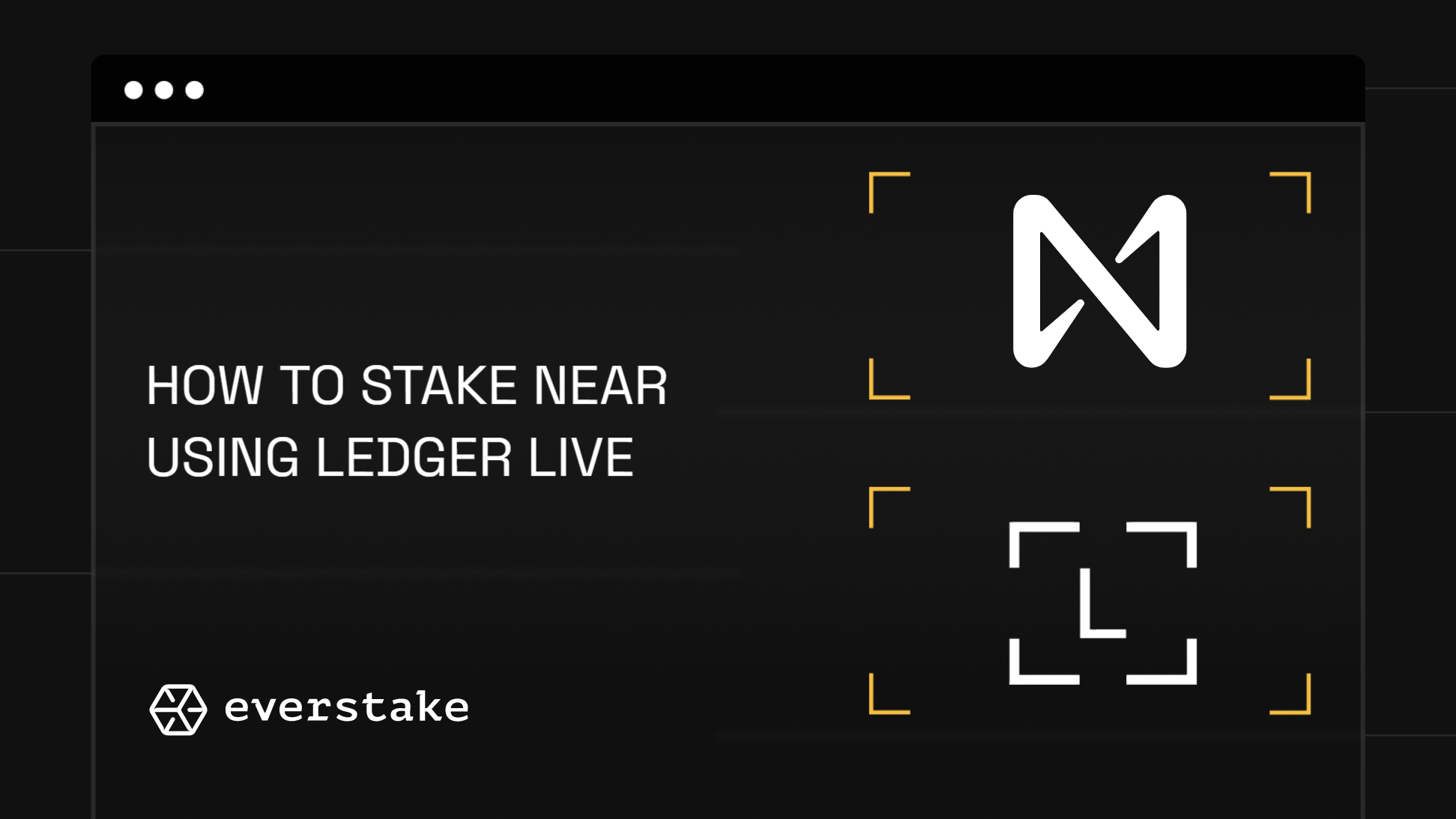 Blog | How to stake NEAR Protocol Token (NEAR) Using Ledger Live